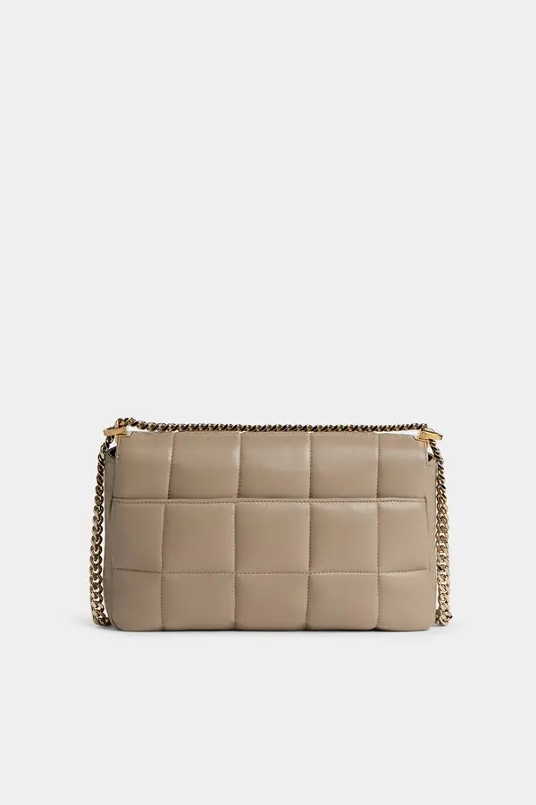 Dsquared2 Statement Soft Shoulder Bag - Black