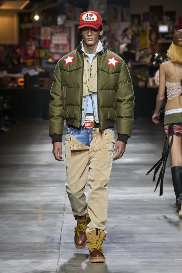 Dsquared2 Western Puff Bomber Jacket