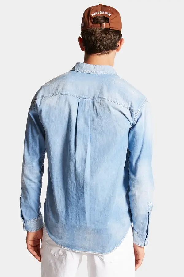 Dsquared2 Twin Stars Denim Shirt
