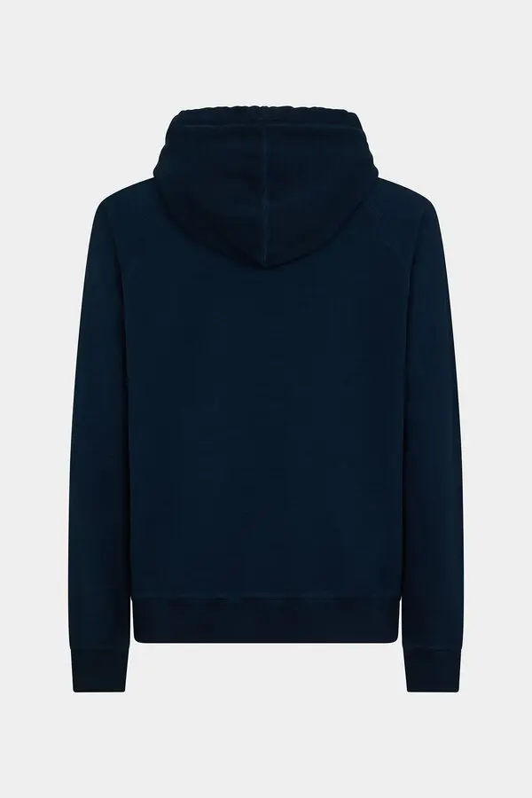 Dsquared2 Cotton Fleece Raglan Fit Hoodie