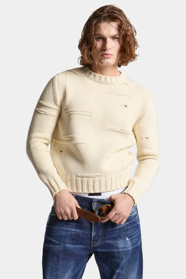 Dsquared2 Wool Knit Jumper