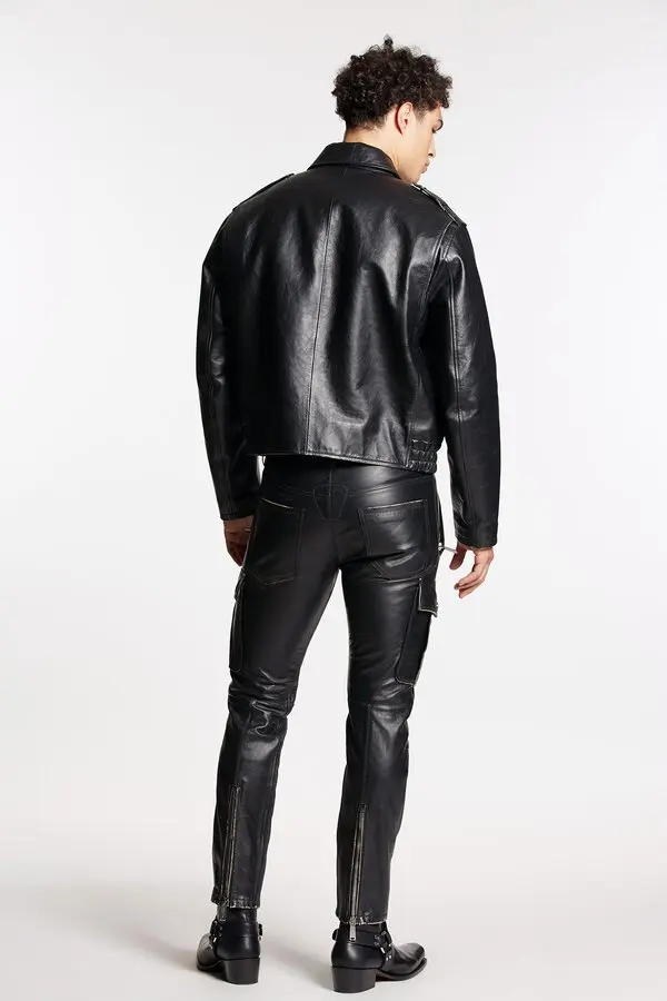 Dsquared2 Leather Cargo Pants
