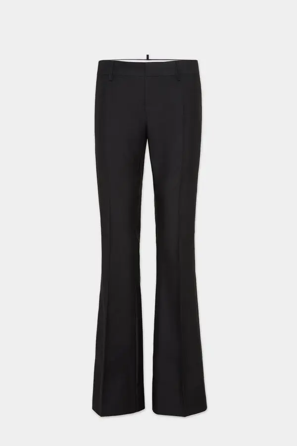 Dsquared2 Woollen Tailored Bob Trousers - Black