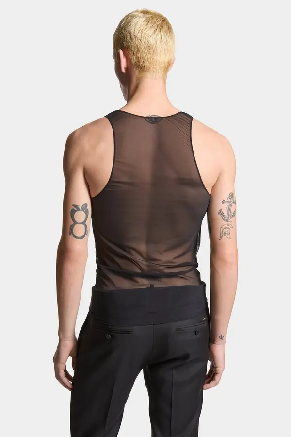 Dsquared2 Evening Tulle Tank Top