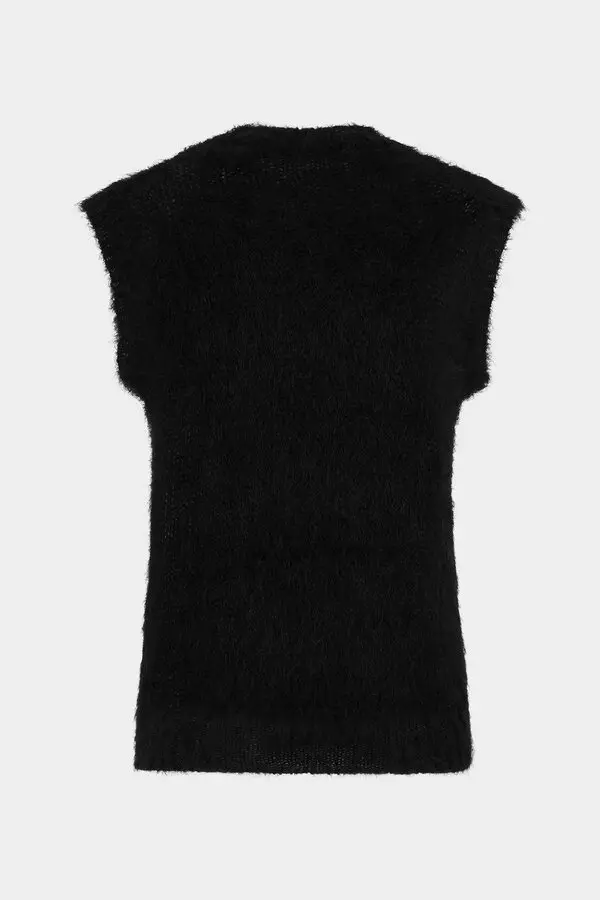 Dsquared2 Fuzzy Vest Knit