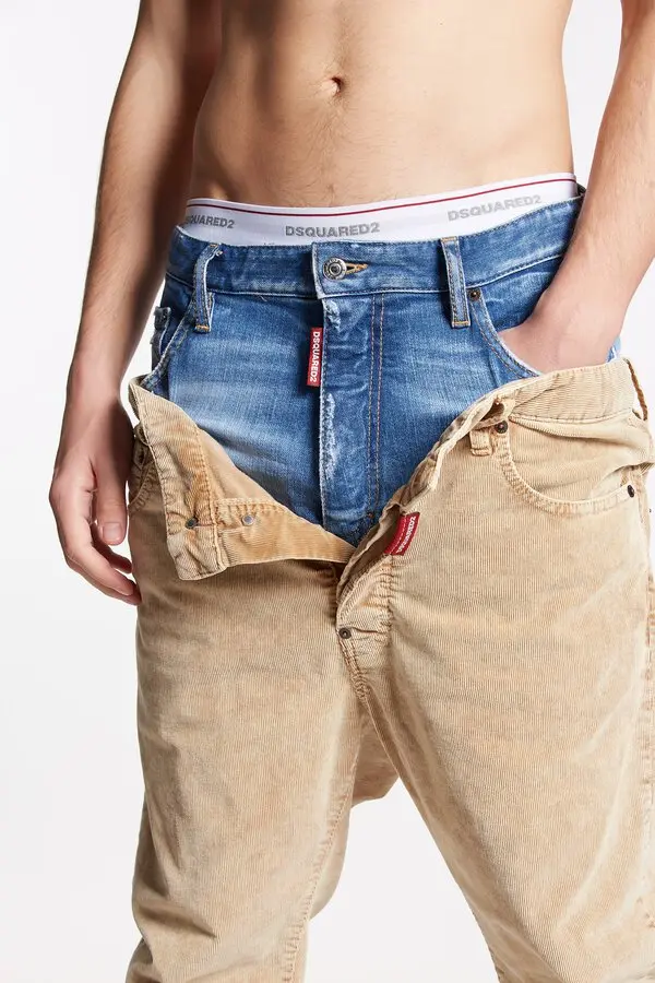 Dsquared2 Marble Corduroy Wash 642 Twin Pack Jeans