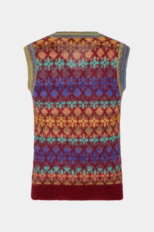 Dsquared2 Jacquard Vest Knit
