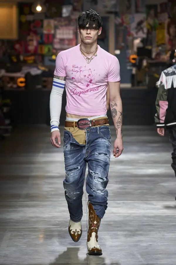 Dsquared2 Medium Ripped Wash Skinny Twin Pack Jeans