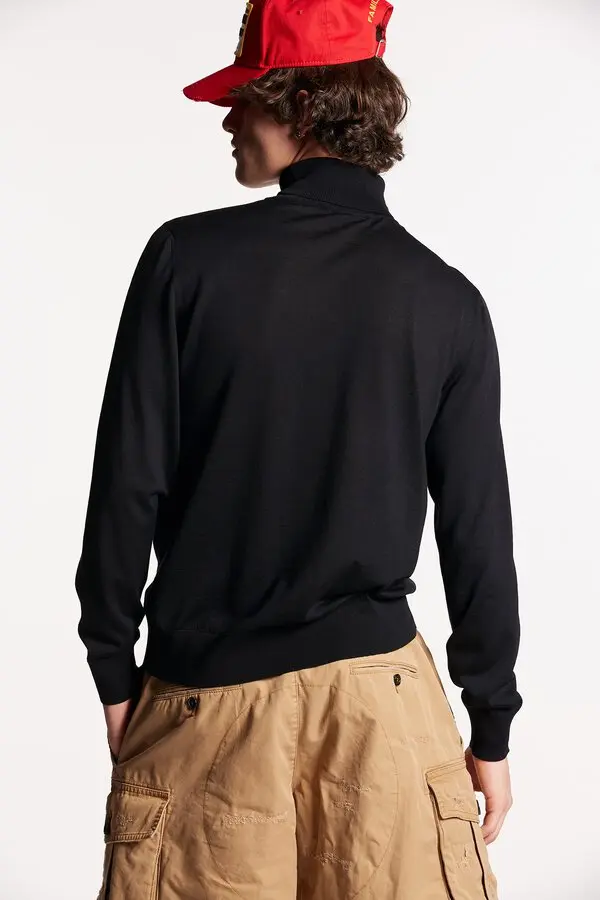 Dsquared2 Turtleneck Knit - Black
