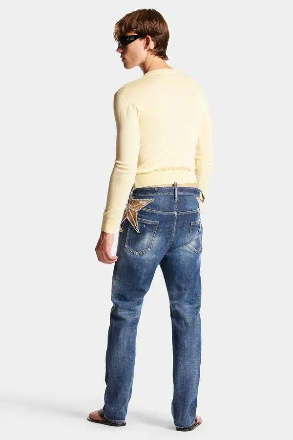 Dsquared2 Dark Ripped Wash 642 Jeans
