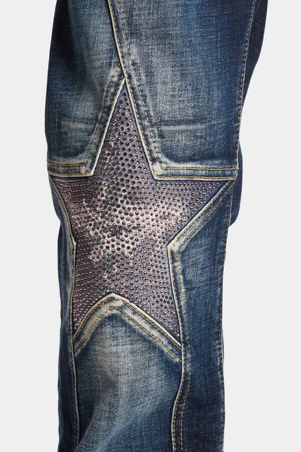 Dsquared2 Medium Diamond Super Star Wash Bob Jeans