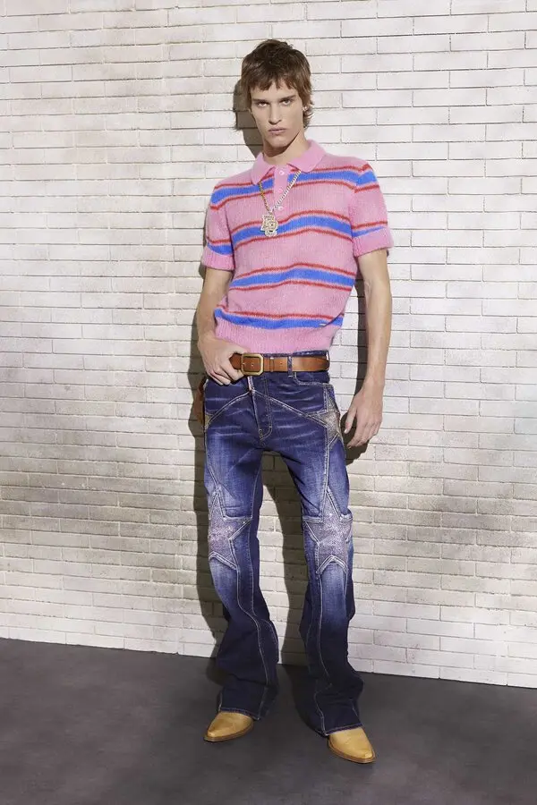 Dsquared2 Medium Diamond Super Star Wash Bob Jeans