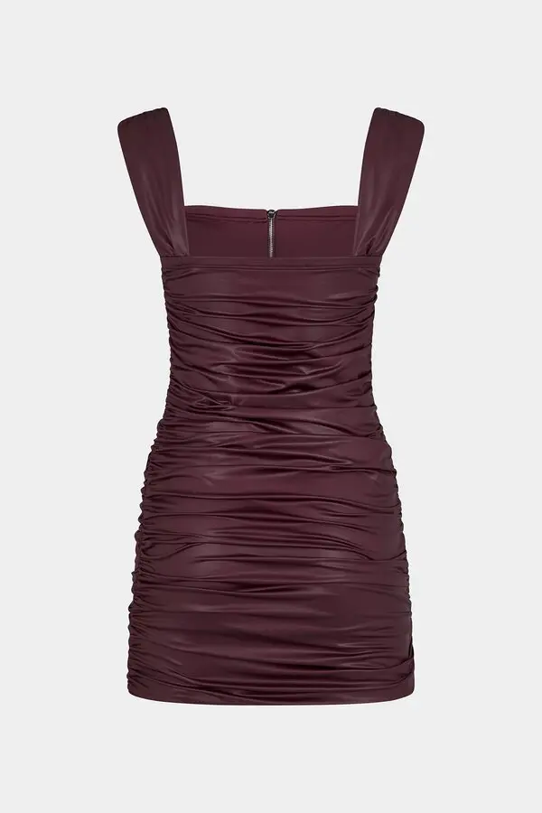 Dsquared2 Gathered Zipped Mini Dress