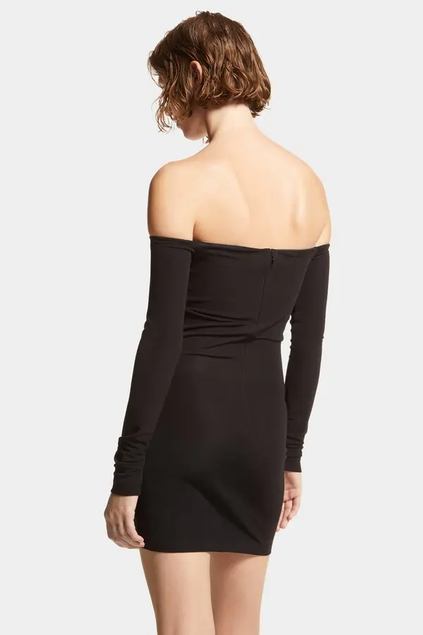 Dsquared2 Long Sleeve Zipped Dress