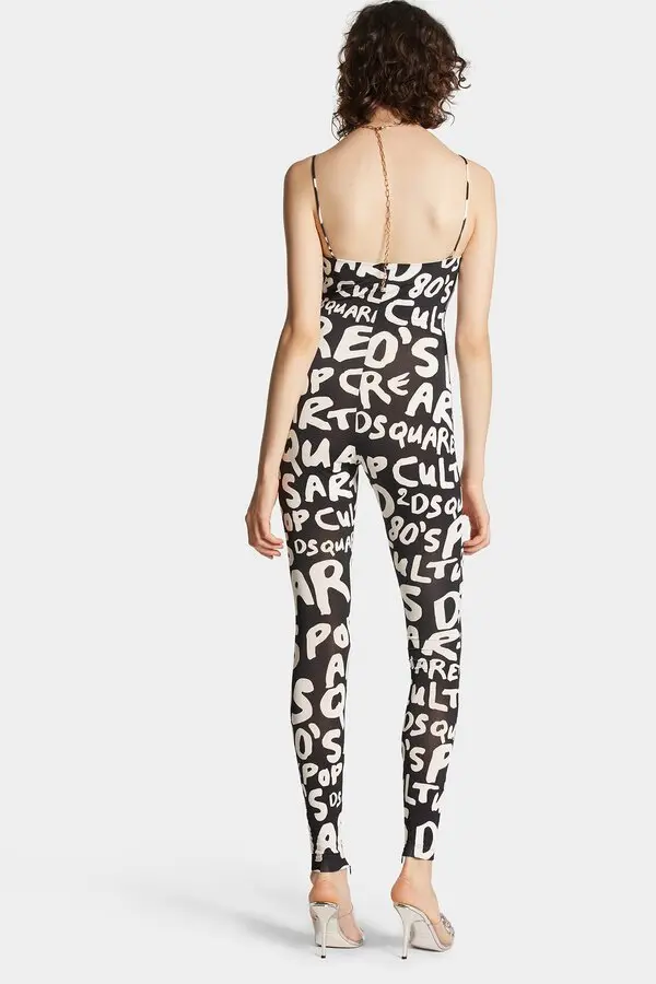 Dsquared2 Pop 80's" Graphic Print Jumpsuit