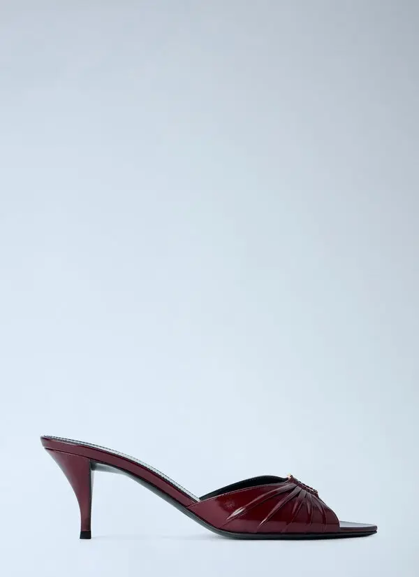 Saint Laurent Babylone" Heeled Mules - Multicolor