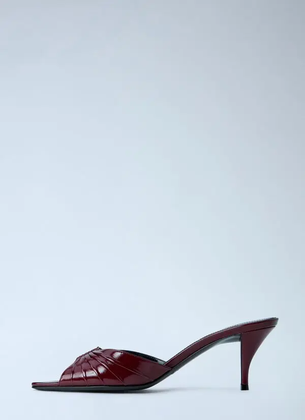 Saint Laurent Babylone" Heeled Mules - Multicolor