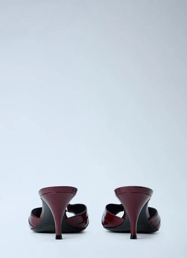 Saint Laurent Babylone" Heeled Mules - Multicolor