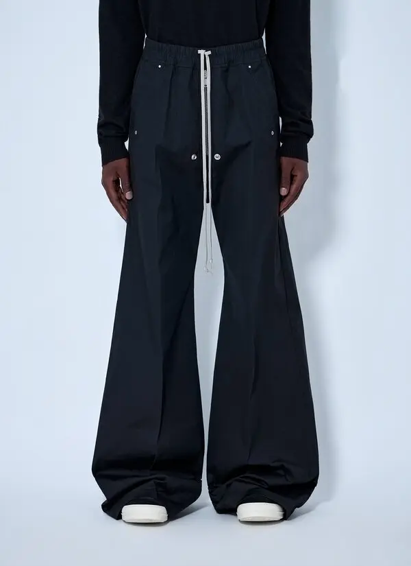 Rick Owens Wide-leg Drawstring Trousers - Black