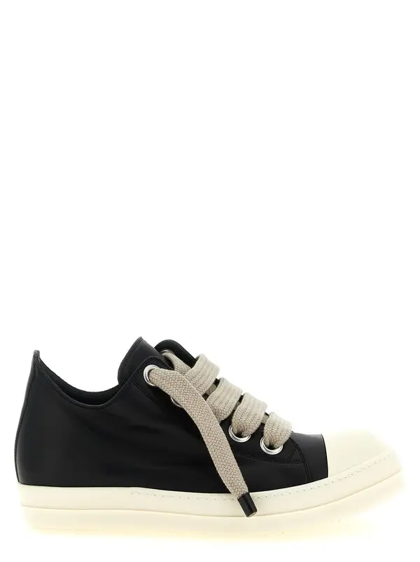 Rick Owens Jumbolace Low Sneaks Leather Sneakers - Multicolor