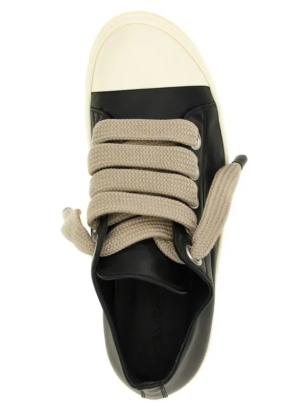 Rick Owens Jumbolace Low Sneaks Leather Sneakers - Multicolor
