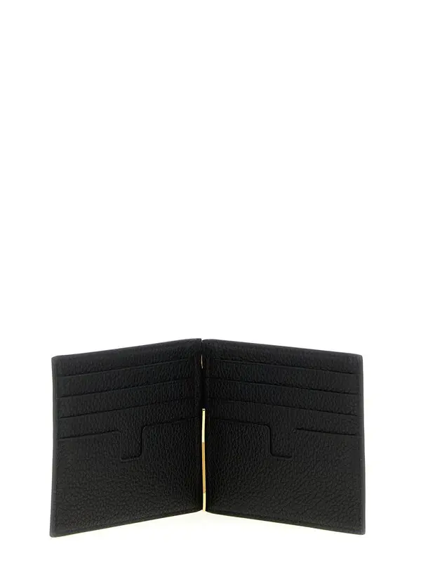 TOM FORD Hammered Leather Card Holder
