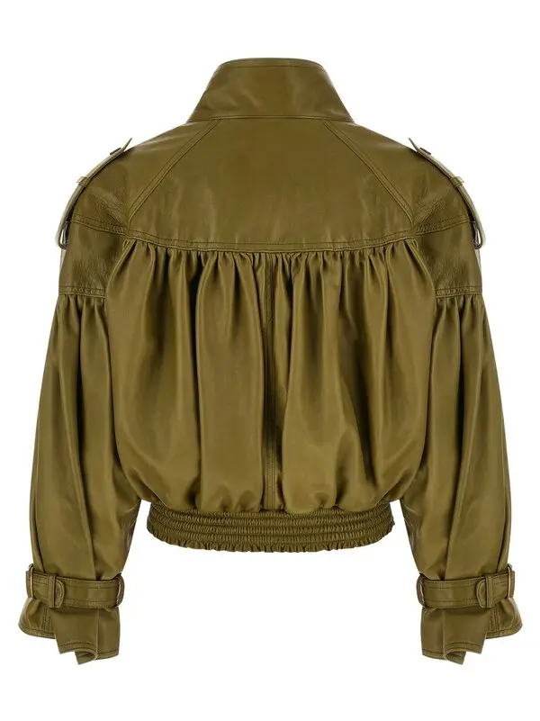 Chloé Smock Leather Jacket
