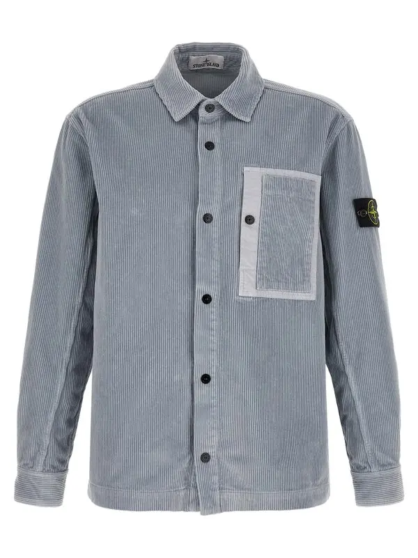Stone Island 1200016' Overshirt - Gray