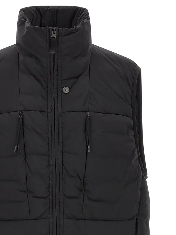 Stone Island G100011" Vest Technical Performance Fabric - Black