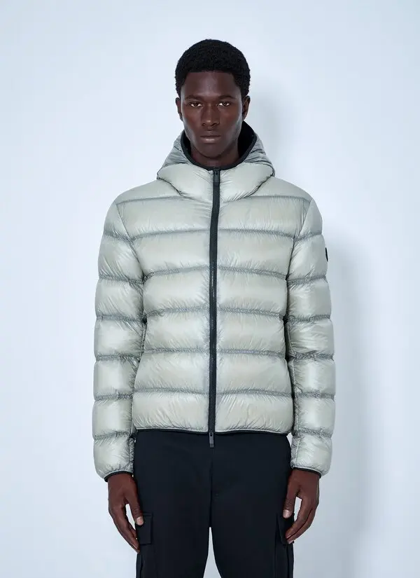 Moncler Guadiana Hooded Down Jacket - Gray