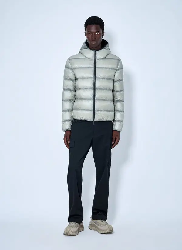 Moncler Guadiana Hooded Down Jacket - Gray