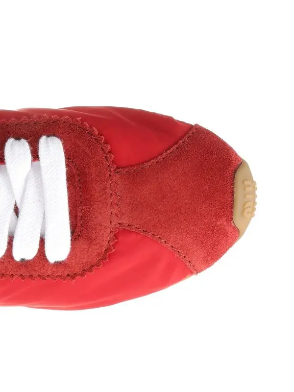 Miu Miu Plume Sneakers - Red