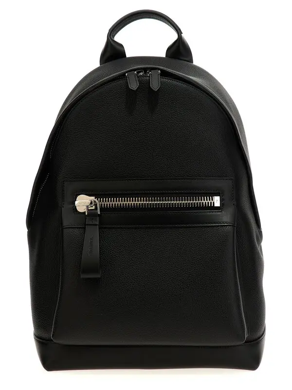 TOM FORD Buckley Leather Backpack - Black