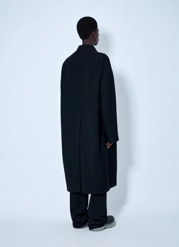 Rick Owens Buttoned Brad Coat