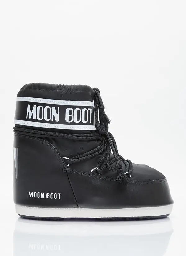Moon Boot Icon Low Nylon Boots - Black