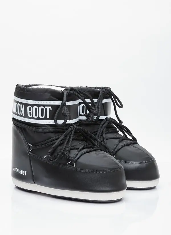 Moon Boot Icon Low Nylon Boots - Black