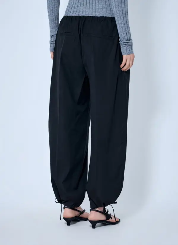 TOTEME Drawstring Cotton Trousers