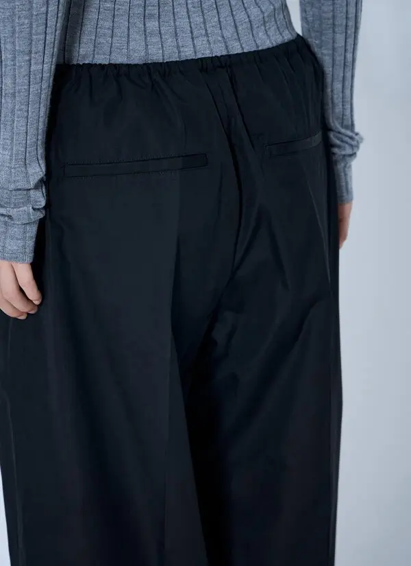 TOTEME Drawstring Cotton Trousers