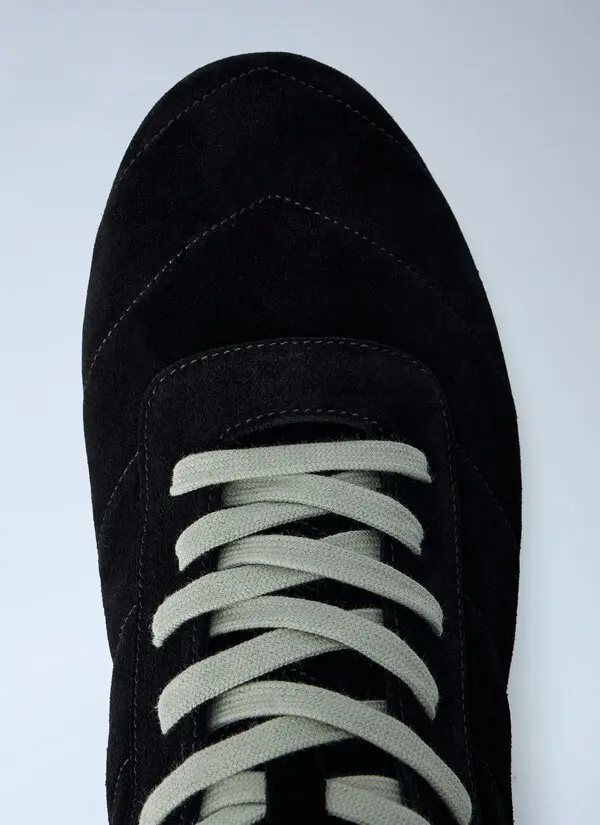 Rick Owens Quilted Suede High-top Sneakers
