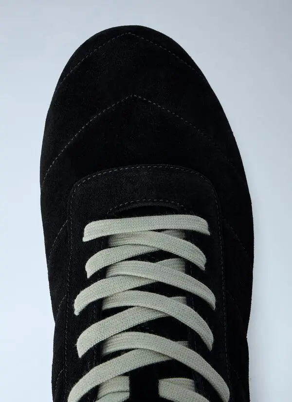Rick Owens Quilted Suede High-top Sneakers