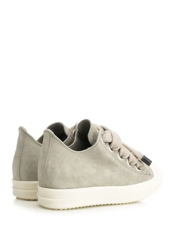 Rick Owens Jumbolace Suede Sneakers - Gray