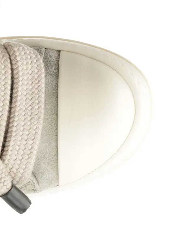 Rick Owens Jumbolace Suede Sneakers - Gray