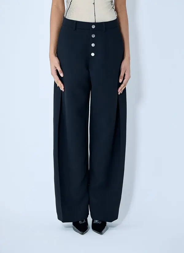 JEAN PAUL GAULTIER Paneled Sculptural Pants - Black
