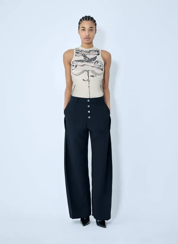 JEAN PAUL GAULTIER Paneled Sculptural Pants