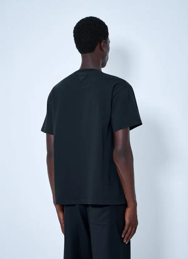 Prada Cotton Jersey T-shirt - Black