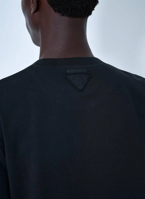Prada Cotton Jersey T-shirt - Black