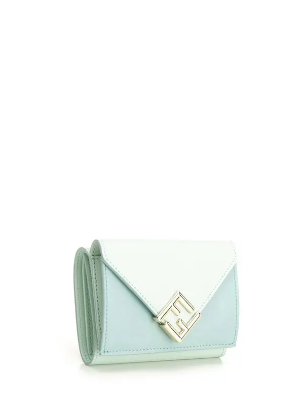 Fendi Ff Diamonds Wallet - Green