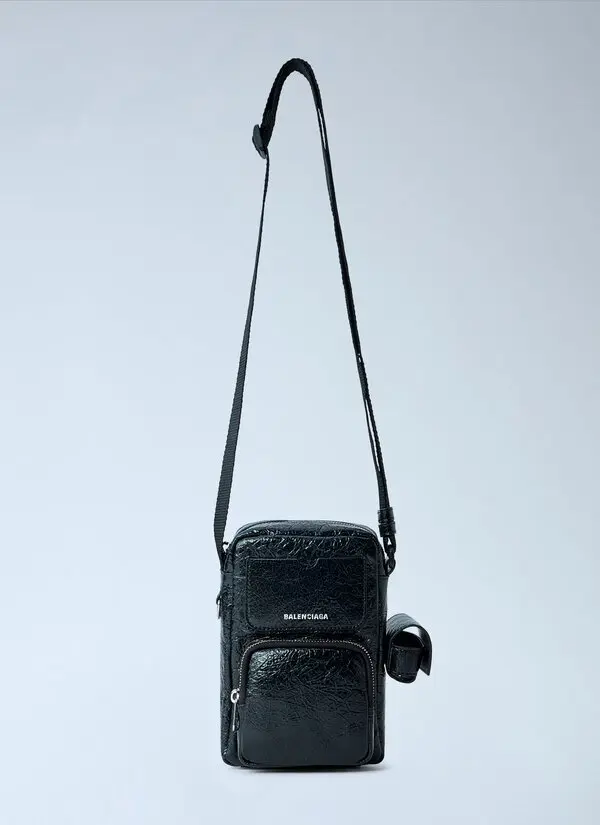 Balenciaga Superbusy Vertical Arena Bag - Black
