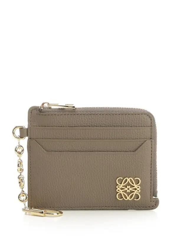 Loewe Anagram Square Card Holder - Cream