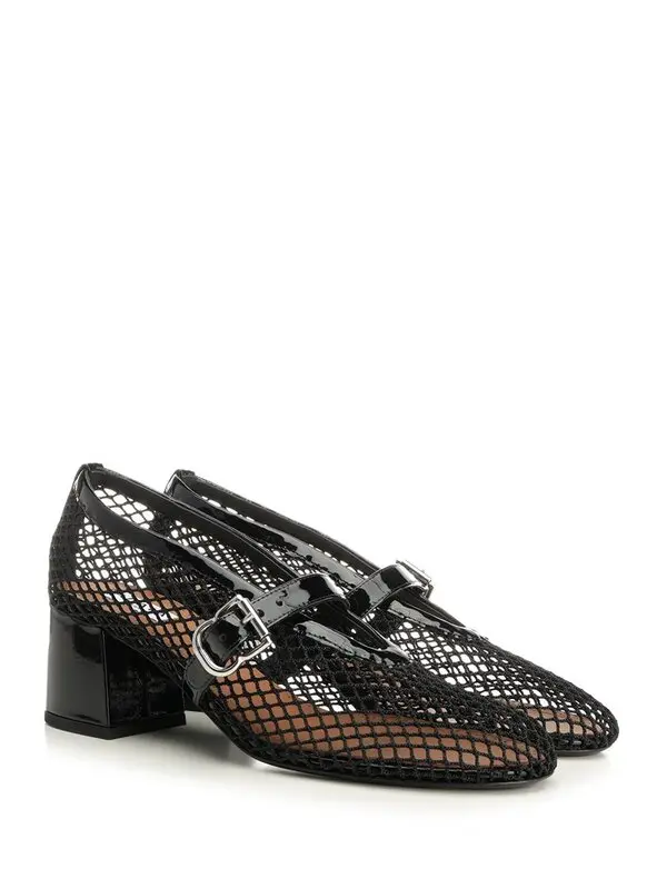 Alaïa Mary Jane 55 Mesh Pumps - Black